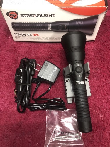 New Streamlight Strion DS HPL W both AC And 12 Volt Charge Cords | eBay