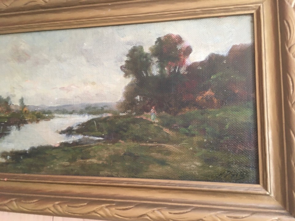 HORACE P. GILES original oil painting 1850-c. 1930s , beautiful | eBay