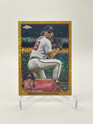 Dylan Dodd 2023 Topps Chrome Update Rookie Gold Mini Diamonds 4/50 SSP ...