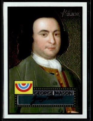 L58,017 - 2009 Topps American Heritage Heroes Chrome #13 George Mason ...