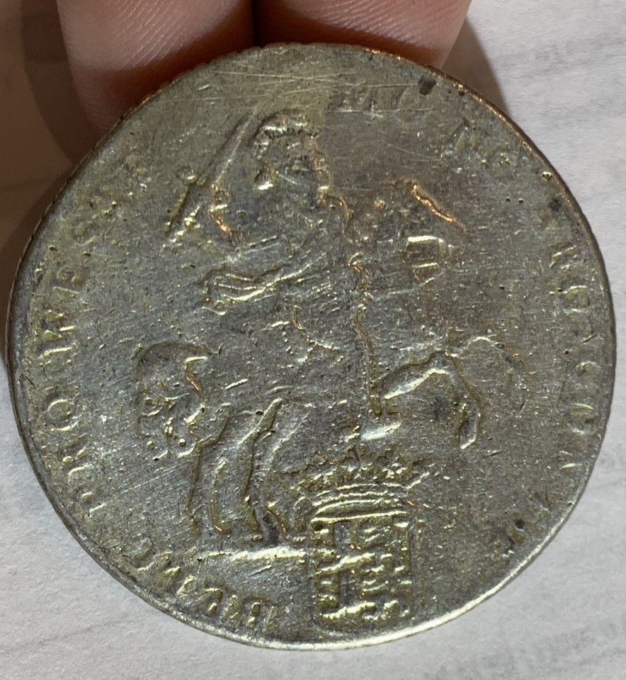 WORLD SILVER COIN: * 1790 NETHERLAND DUCAT, CROWN SIZE: PLUGGED * | eBay