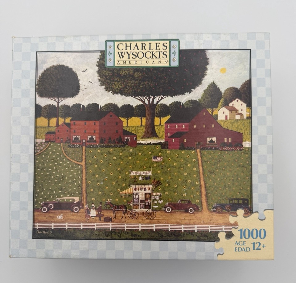 Charles Wysocki 1000 PC Puzzle lot of 6 Sweethearts Thanksgiving Tinkle ...