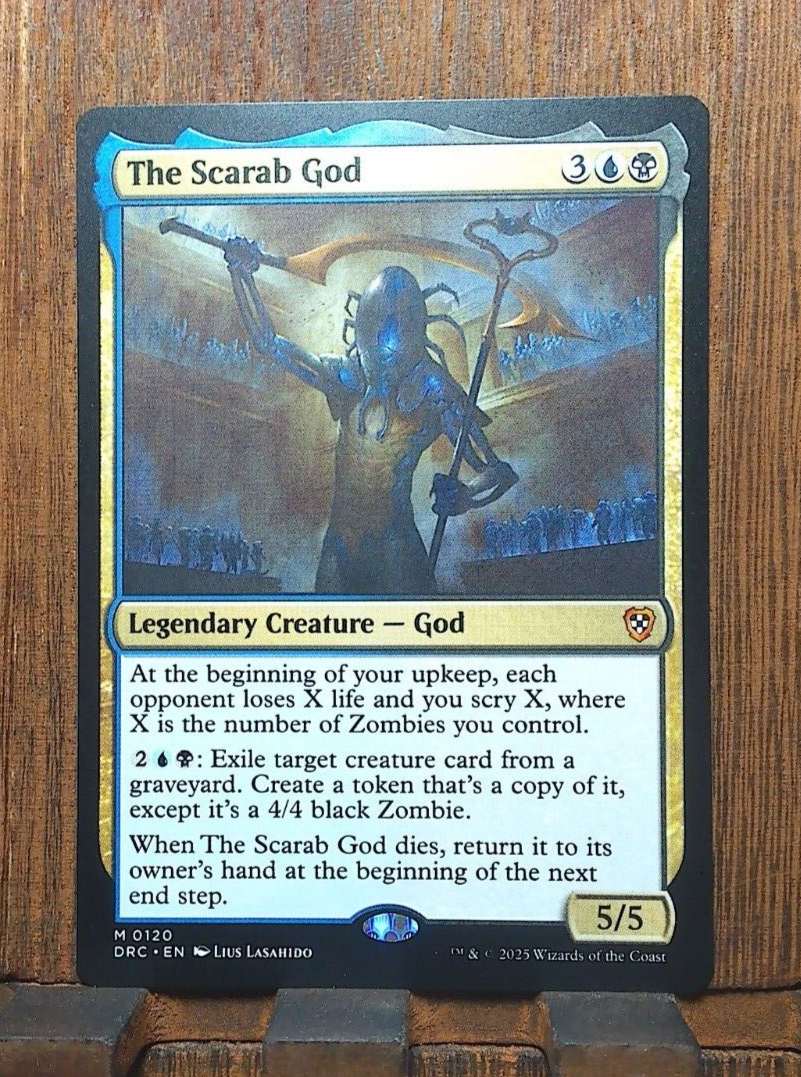 The Scarab God Commander: Aetherdrift Regular for sale online | eBay