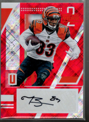 A3732- 2017 Panini Unparalleled Year 2 Autographs Red #21 Tyler Boyd ...