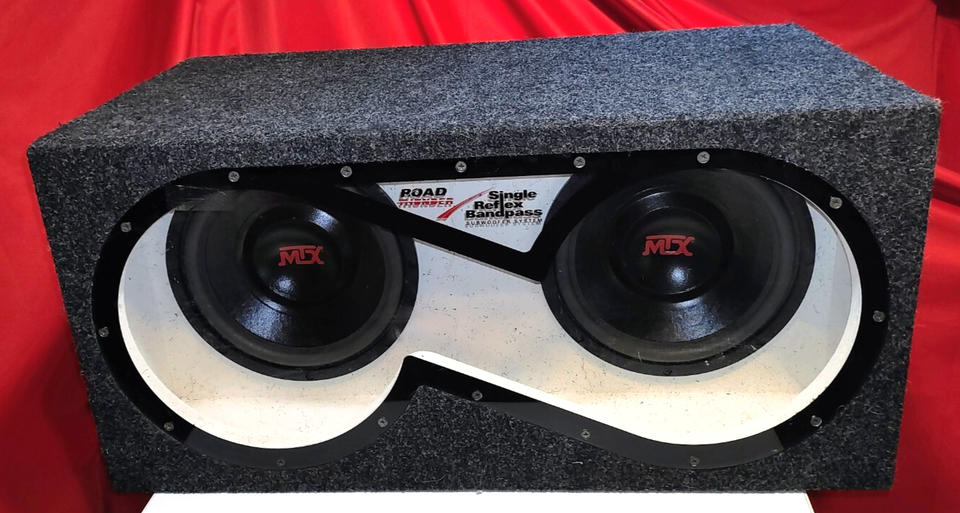Old School 8" MTX Road Thunder Single Reflex Bandpass Subwoofer System ...