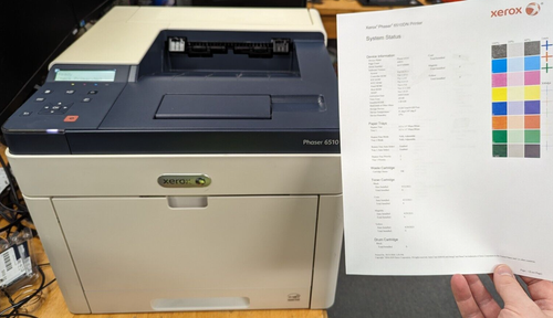 Xerox Phaser 6510/DN Color Laser Workgroup Printer USB/Ethernet ~10K ...
