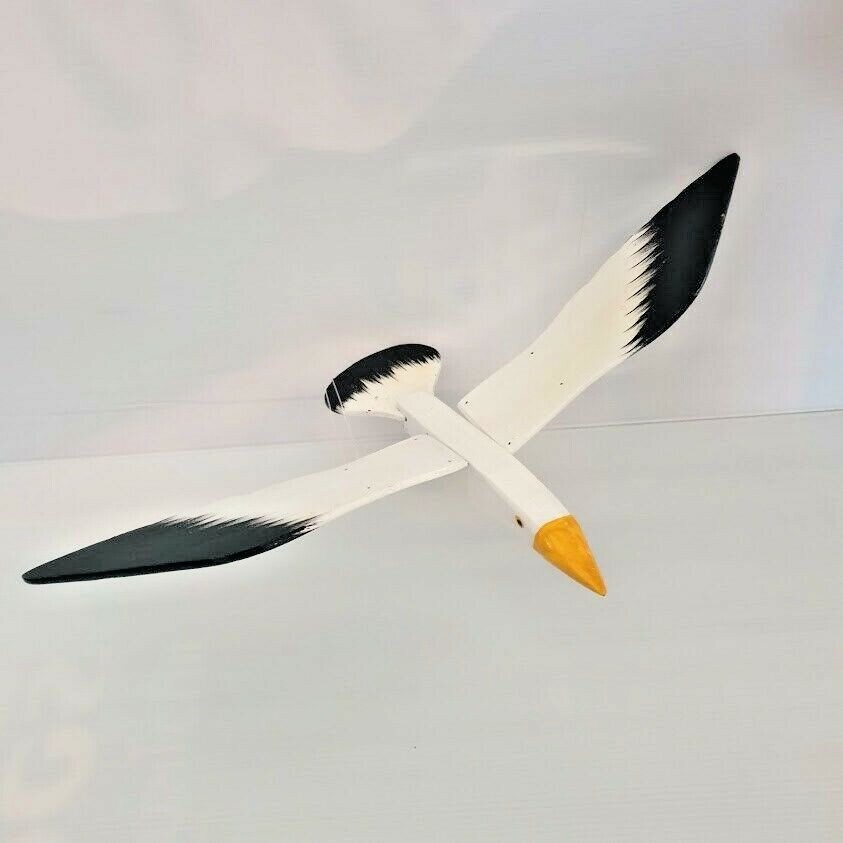 White Seagull Wood Bird Mobile Hanging Flying Pattern Home Decor ...