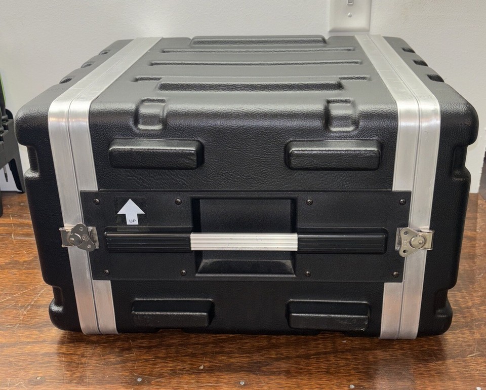 SKB 6 Space 6u ATA VINTAGE Road Rack Case - Front Rail ONLY - EXCELLENT ...