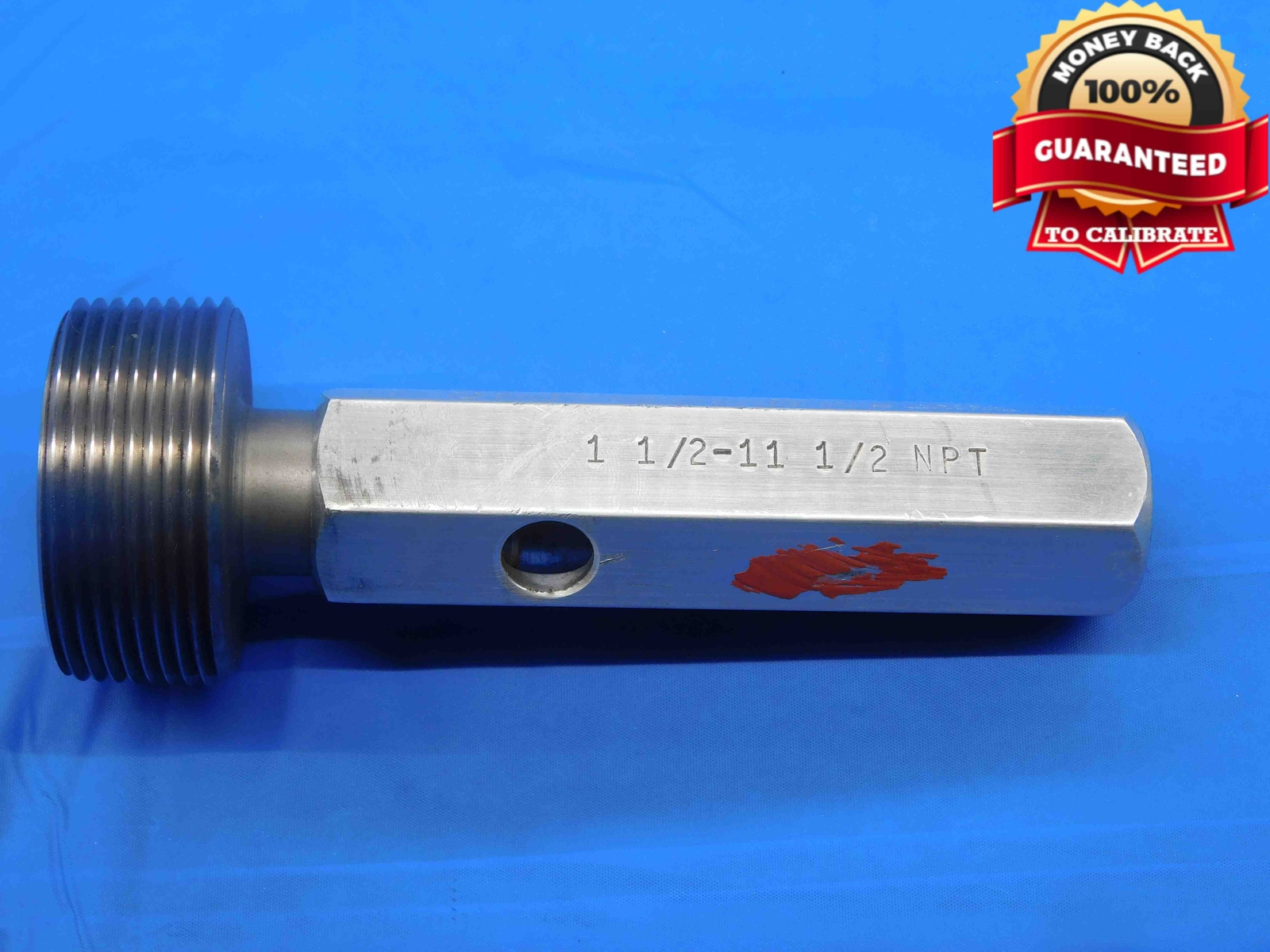 1 1/2 11 1/2 NPT L1 PIPE THREAD PLUG GAGE 1.5 1.50 1.500 1.5000 N.P.T ...