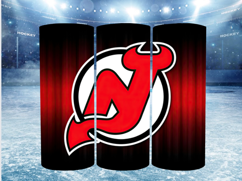 New Jersey Devils Logo Stainless Steel NHL Tumbler With Metal Straw ...
