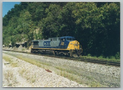 Railroad Photo - CSX #358 Diesel Locomotive 1990s Freight Train | eBay