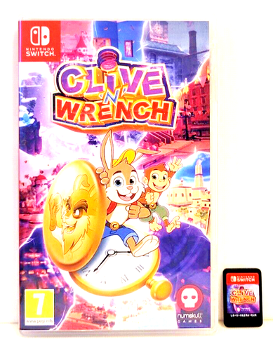 Nintendo Switch Clive N Wrench KIDS MONKEY RABBIT GAME EXCELLENT ...
