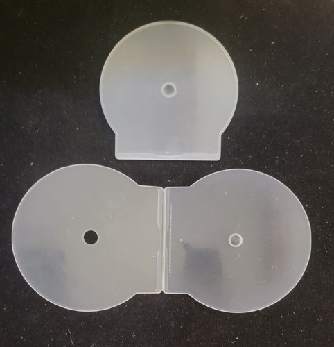 Translucent Round ClamShell CD/DVD Snap Shut Cases • Lot Of 23 • Free ...