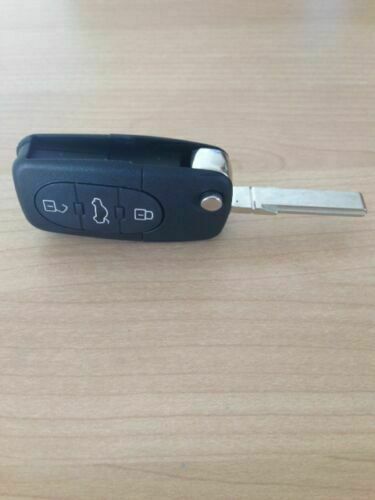 BRAND NEW AUDI A4 A6 A8 TT KEY FOB SHELL REPLACEMENT CASE WITH LOGO and ...