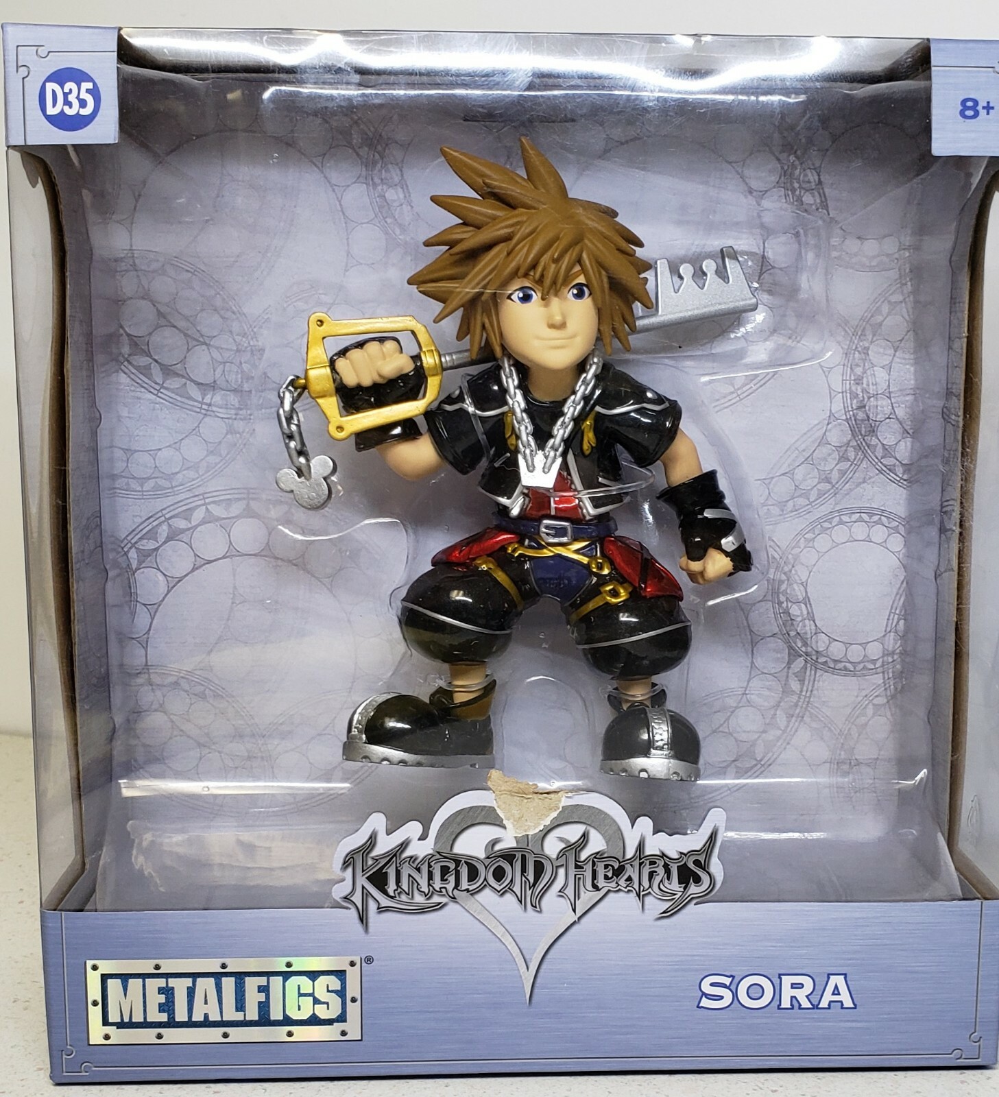 Disney Kingdom Hearts SORA Figure Metalfigs Die Cast Metal 6” Statue ...