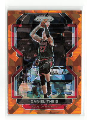DANIEL THEIS #3 2021-22 PANINI PRIZM ROCKETS ORANGE ICE | eBay