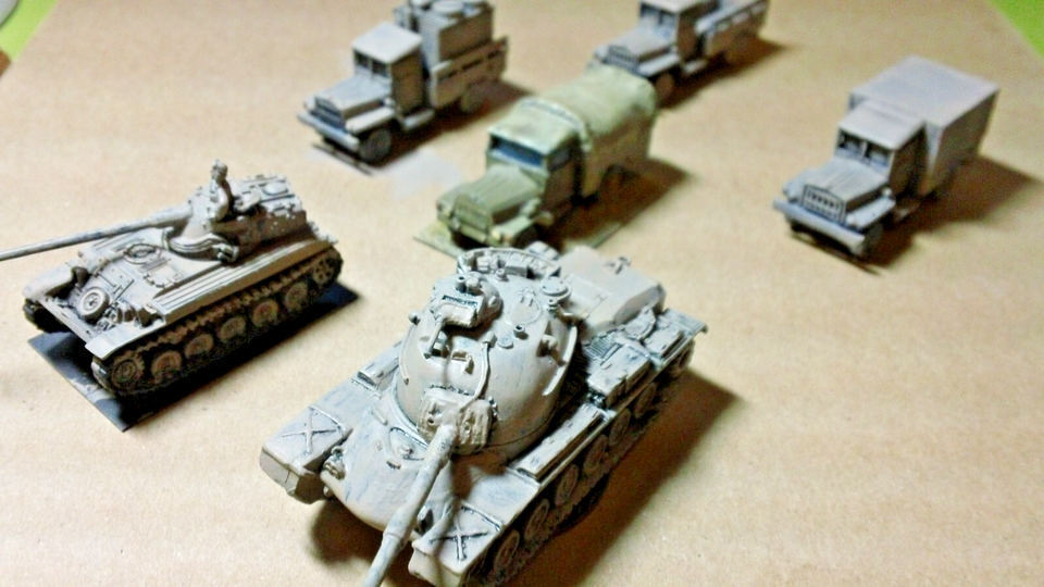 Painted 15mm Israeli Magach AMX13 Fate of a Nation Middle East War ...