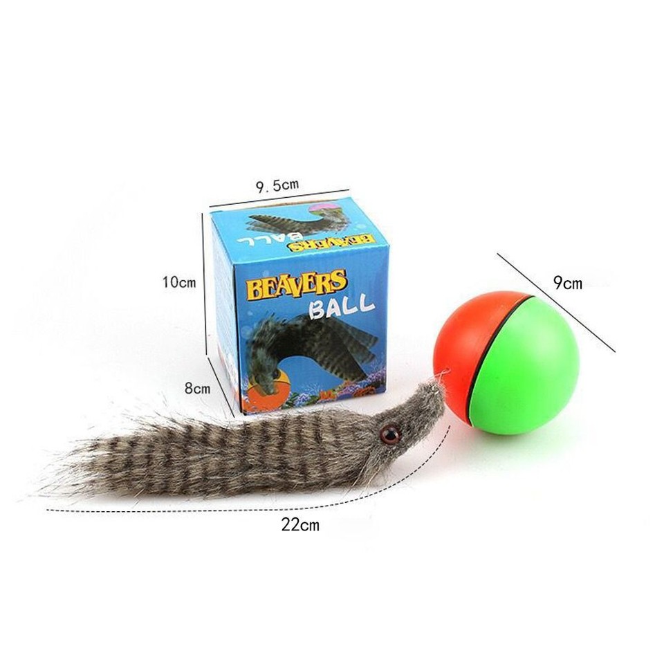Toy Pet Product Beaver Ball Jumping Weasel Motorized Operation Rolling ...