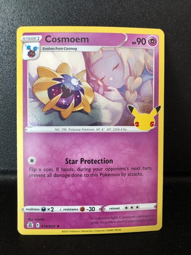Pokémon TCG Cosmoem Celebrations 014/025 Holo Holo Rare NM | eBay