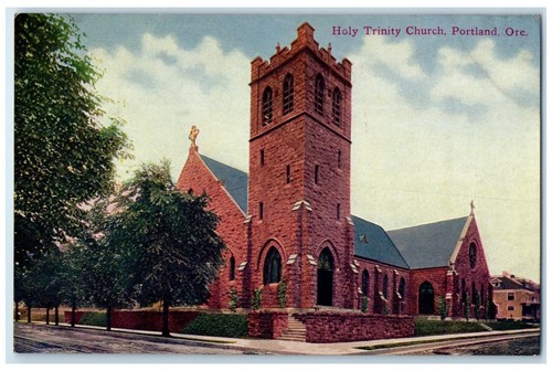 c1910 Holy Trinity Church Chapel Exterior Building Portland Oregon OR ...