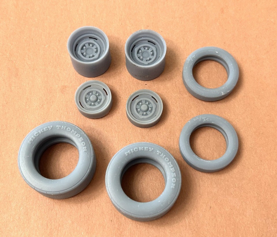 1/24 Scale:17/15-inch “Steelie” Wheels W/Drag Slicks | eBay