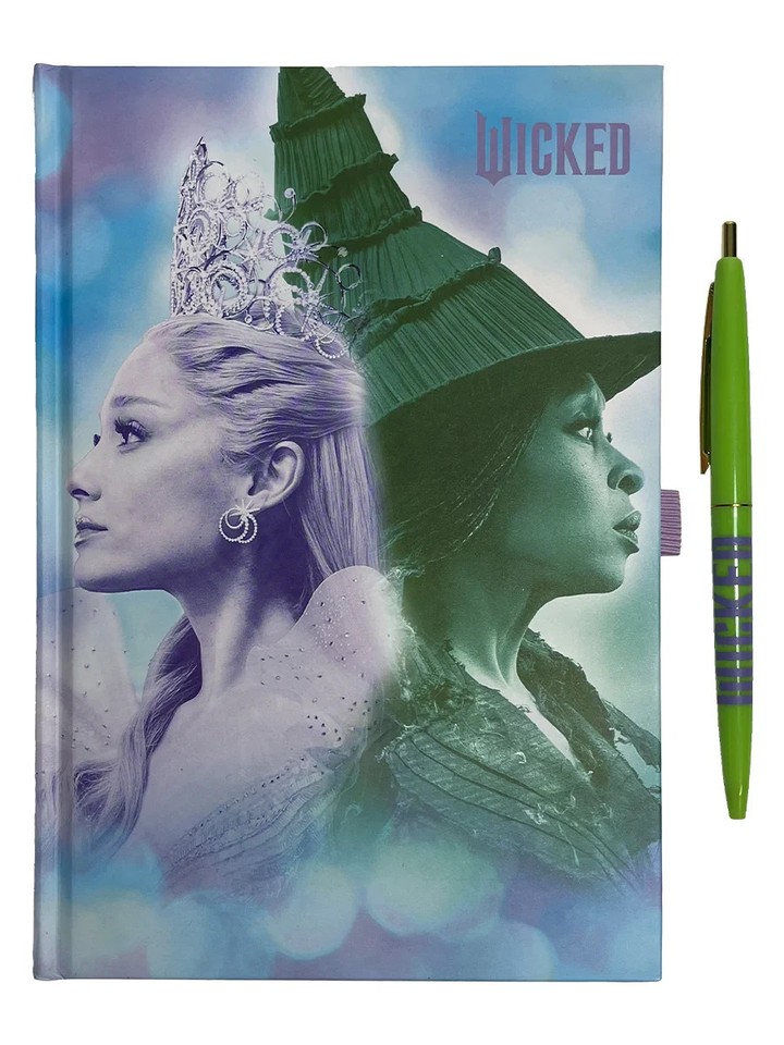 Wicked Elphaba & Galinda A5 Notebook and Pen Set Official Licensed ...