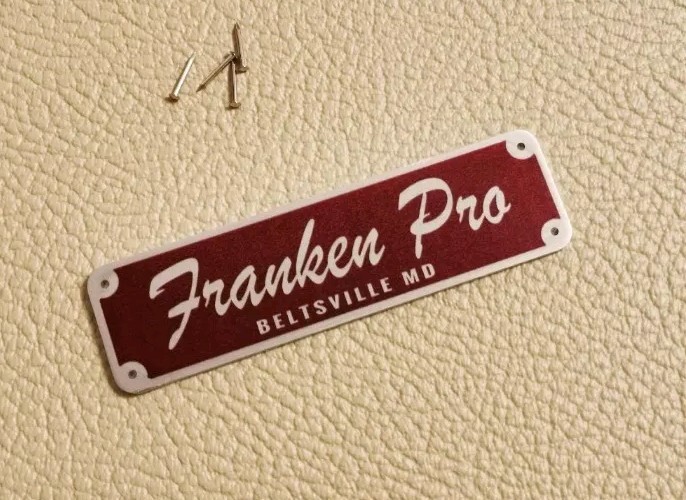 Fender Style Custom Aluminium Logo Amplifier Amp Badge Decal Tweed 5e3 ...