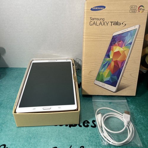 Samsung Galaxy Tab S SM-T700 16GB WI-FI 8.4" Tablet - White | eBay