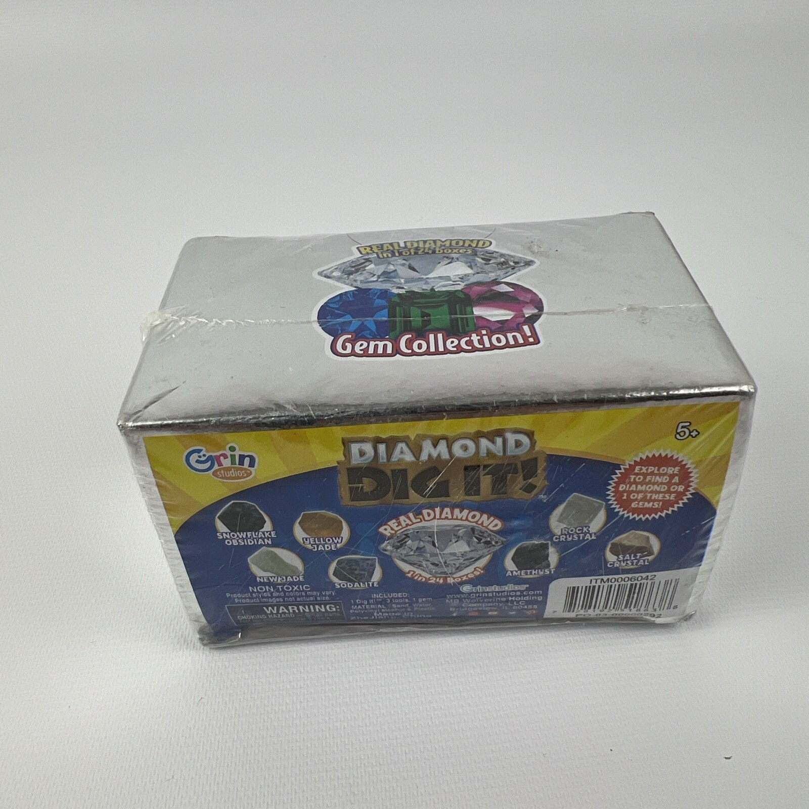 Grin Studios Super Diamond Dig It Real Diamond 1 In 24 Boxes Jewel Gem ...