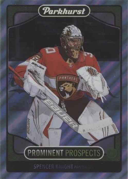 2021-22 Upper Deck Parkhurst - Prominent Prospects Spencer Knight #PP3 ...