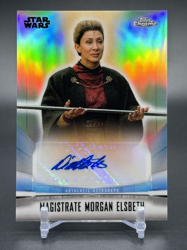2022 Topps Chrome Star Wars-The Mandalorian-Magistrate Morgan Elsbeth ...