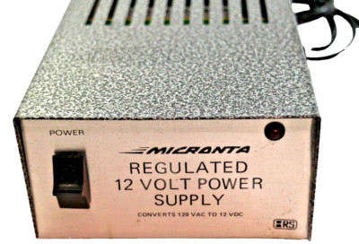 Micronta 22-124a Regulated 12 Volt Power Supply 120 VAC NEW | eBay
