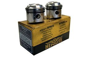 Pistons, Triumph T100,1968-74, 9:1, +020, Manufacturer:Hepolite | eBay