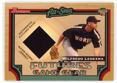 Wilfredo Ledezma - 2005 Bowman All-Star Futures Game Gear Worn Jersey # ...