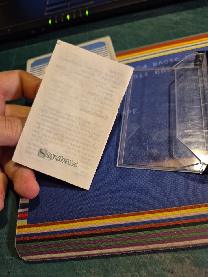 MS-DOS & BASIC EMULATOR X COMMODORE 64 C64 Cassetta Edicola TAPE GAMES ...