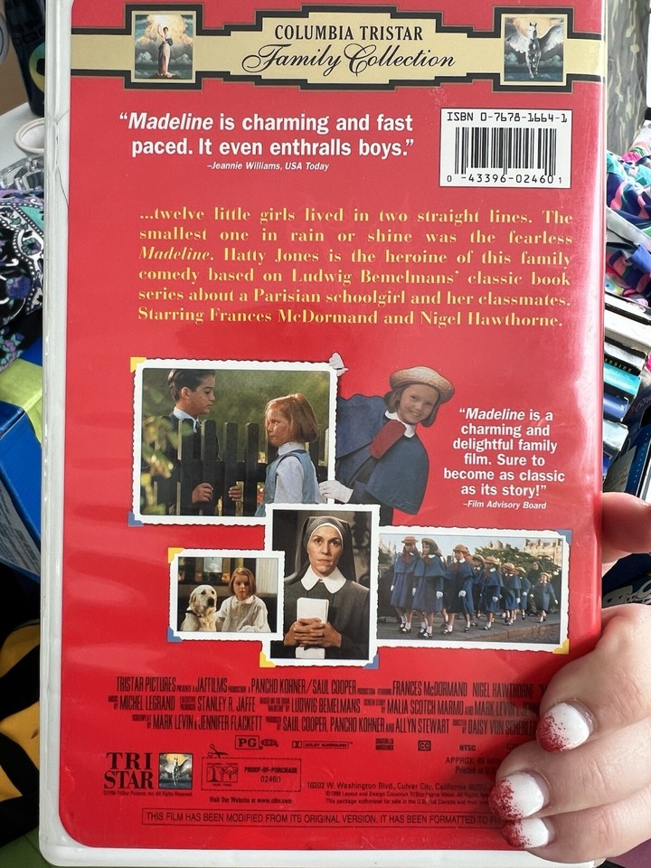 Madeline (VHS, 1998, Clam Shell Release) 43396024601| eBay