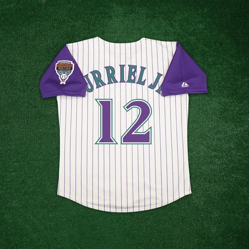 Lourdes Gurriel Jr. 2001 Arizona Diamondbacks Men's Alt Ivory Throwback ...