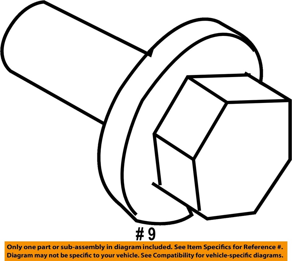 CHRYSLER OEM 01-10 300 Front Bumper Bumper Components-Impact Bar Bolt ...