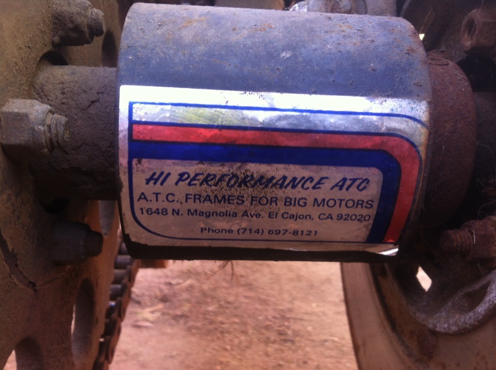 Hi Performance ATC Chrome decal ATC90 ATC 90 250R 110 ATC110 HP ATC Big ...