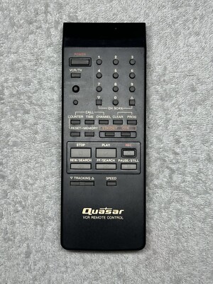 Quasar VSQS0718 Remote Control TV/VCR Transmitter Original OEM Tested ...