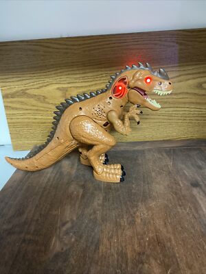 Dragon-i Toys Mighty Megasaur T-Rex Trex Walking Roaring & Light Up ...