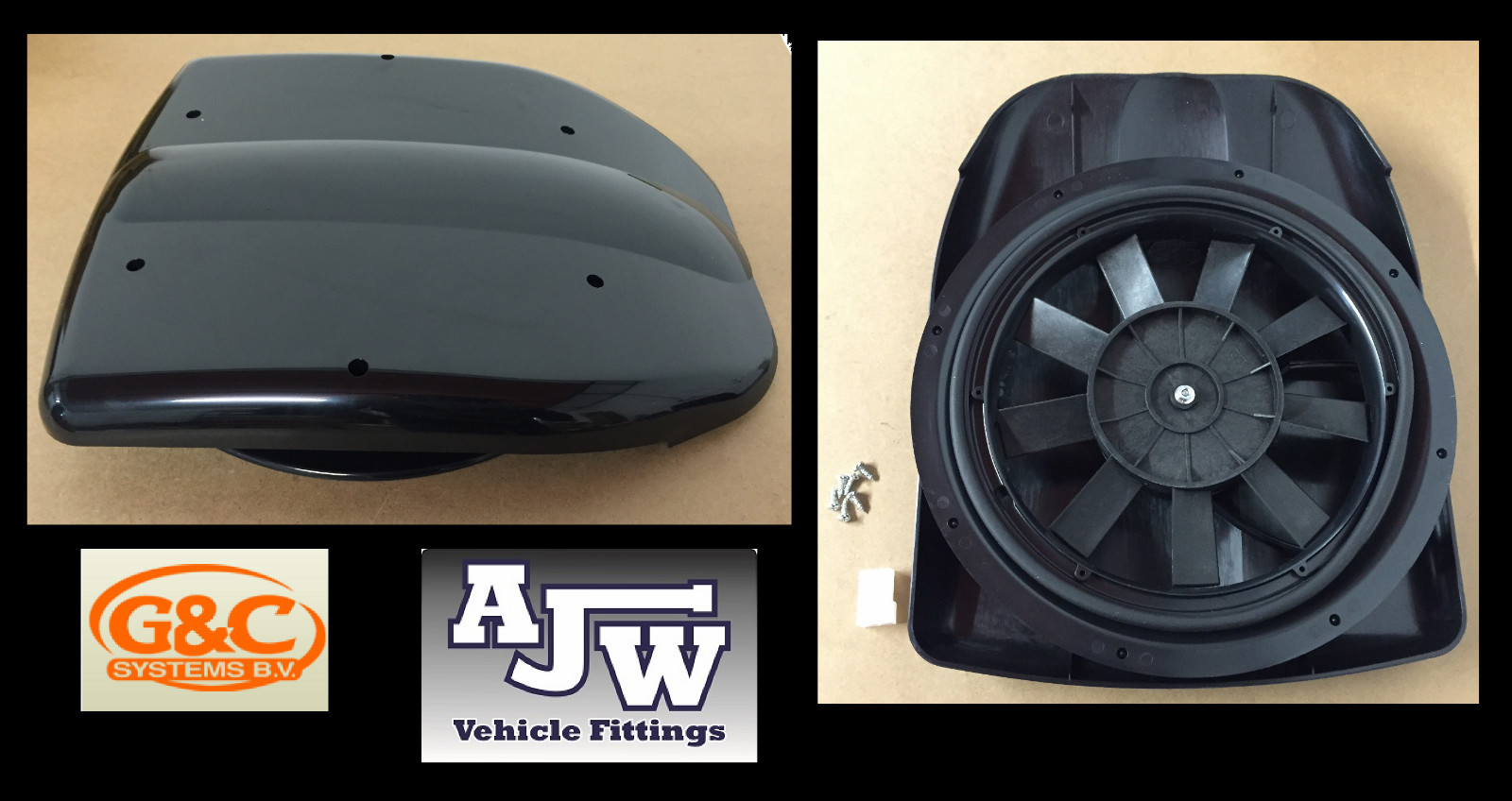 Low Profile Motorised Vent Electric 12V Van | Grelly UK