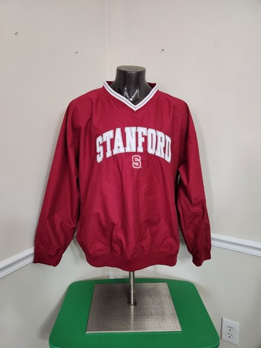 Vtg Champion Stanford University Cardinals PullOver Windbreaker Jacket ...