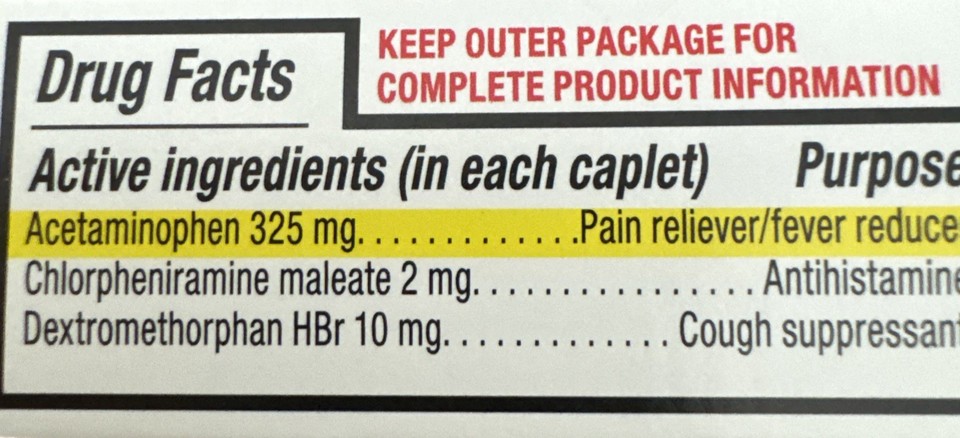 24 caplets Rite Aid Maximum Strength Flu HBP (High Blood Pressure) exp ...