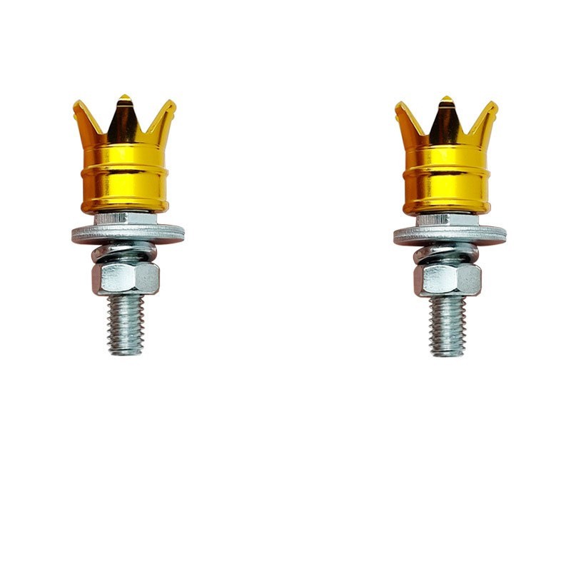 Aluminum Alloy Crown License Plate Screws M6 Thread for Car Motorcycle ...