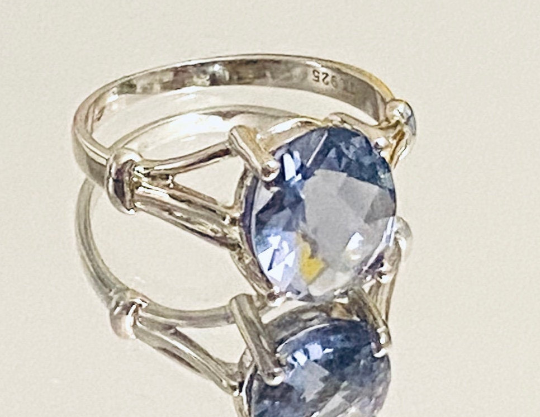 R1141P Classic Mt St Helens Purple Helenite 8x10mm OV1.68Ct Sterling ...