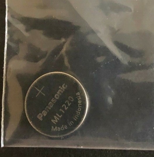 Brand New Panasonic ML1220 3V Rechargeable CMOS RTC BIOS Back Up ...