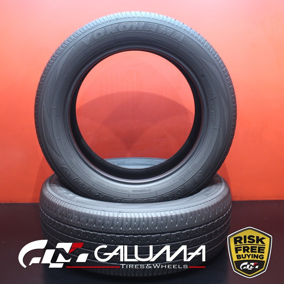 2X Tires Yokohama Geolandar G91HV 225/60/18 225/60R18 2256018 100H ...