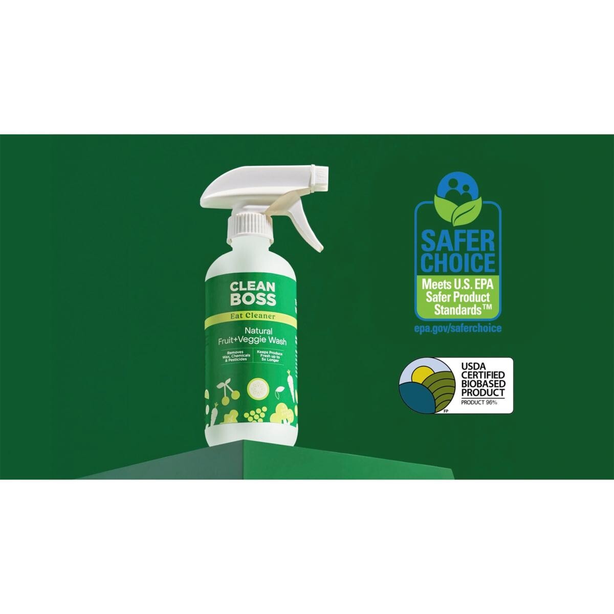 JOY Clean Boss Eat Cleaner Fruit & Veggie Natural Wash & Preserver | eBay