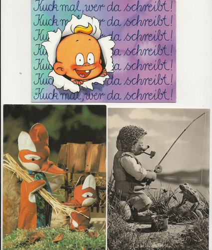 47/445 AK MECKI ANGLER FROSCH FERNSEHEN DDR PORTRAIT | eBay.de